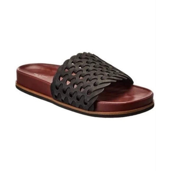rag & bone | Shoes | Rag Bone Sandals Bailey Slides Woven In Black ...
